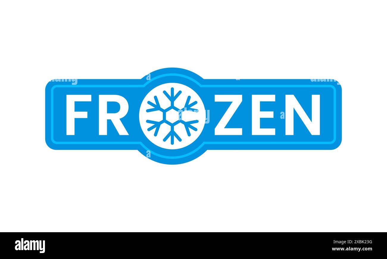 Frozen seafood package Stock Vector Images - Alamy