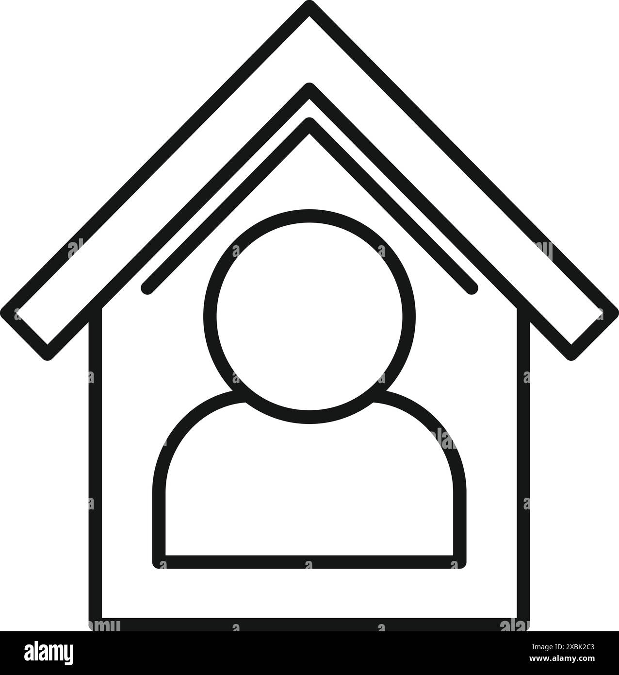 Stay safe family simple Stock Vector Images - Alamy