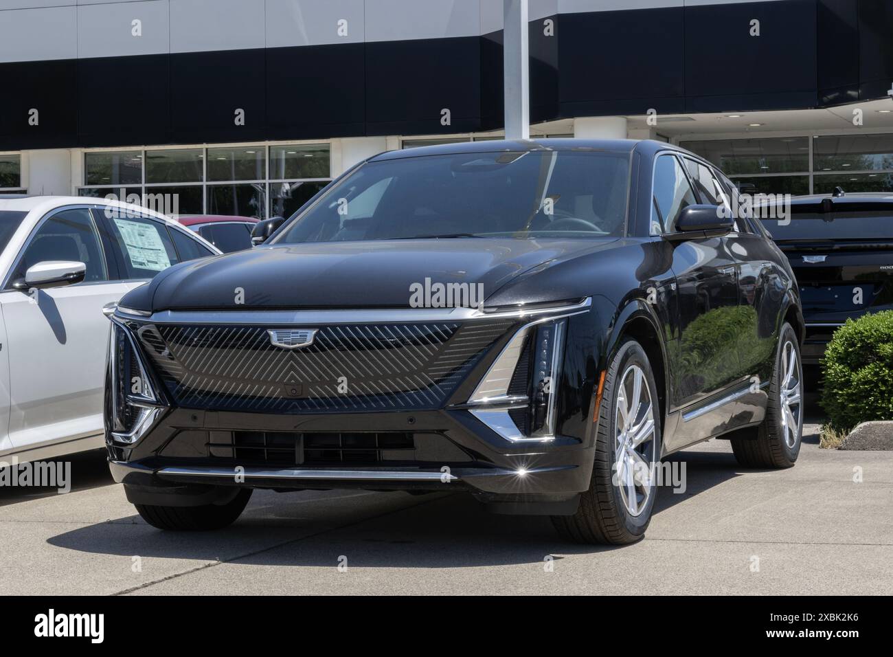 Lafayette - June 11, 2024: Cadillac LYRIQ Tech EV Electric Vehicle ...