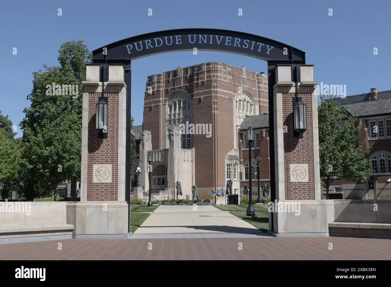 West Lafayette - June 11, 2024: Purdue University Memorial Union and ...
