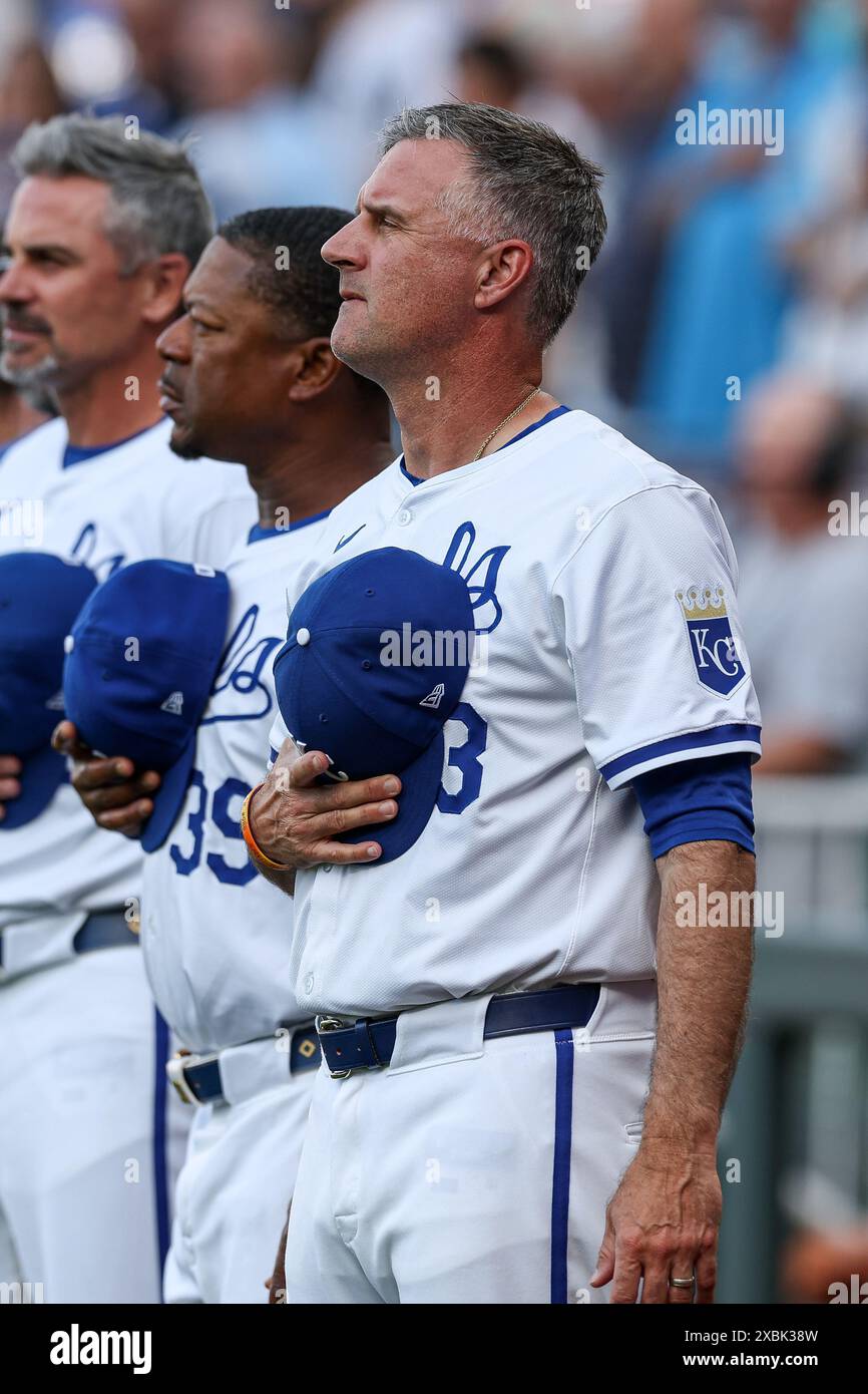Kansas City, MO, USA. 11th June, 2024. Kansas City Royals manager Matt ...