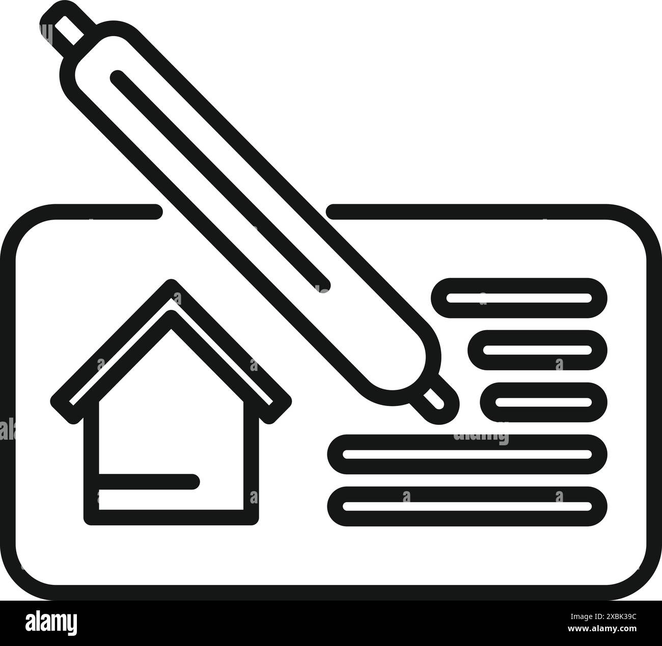 Professional is drawing a house plan using a pen, architecture and ...