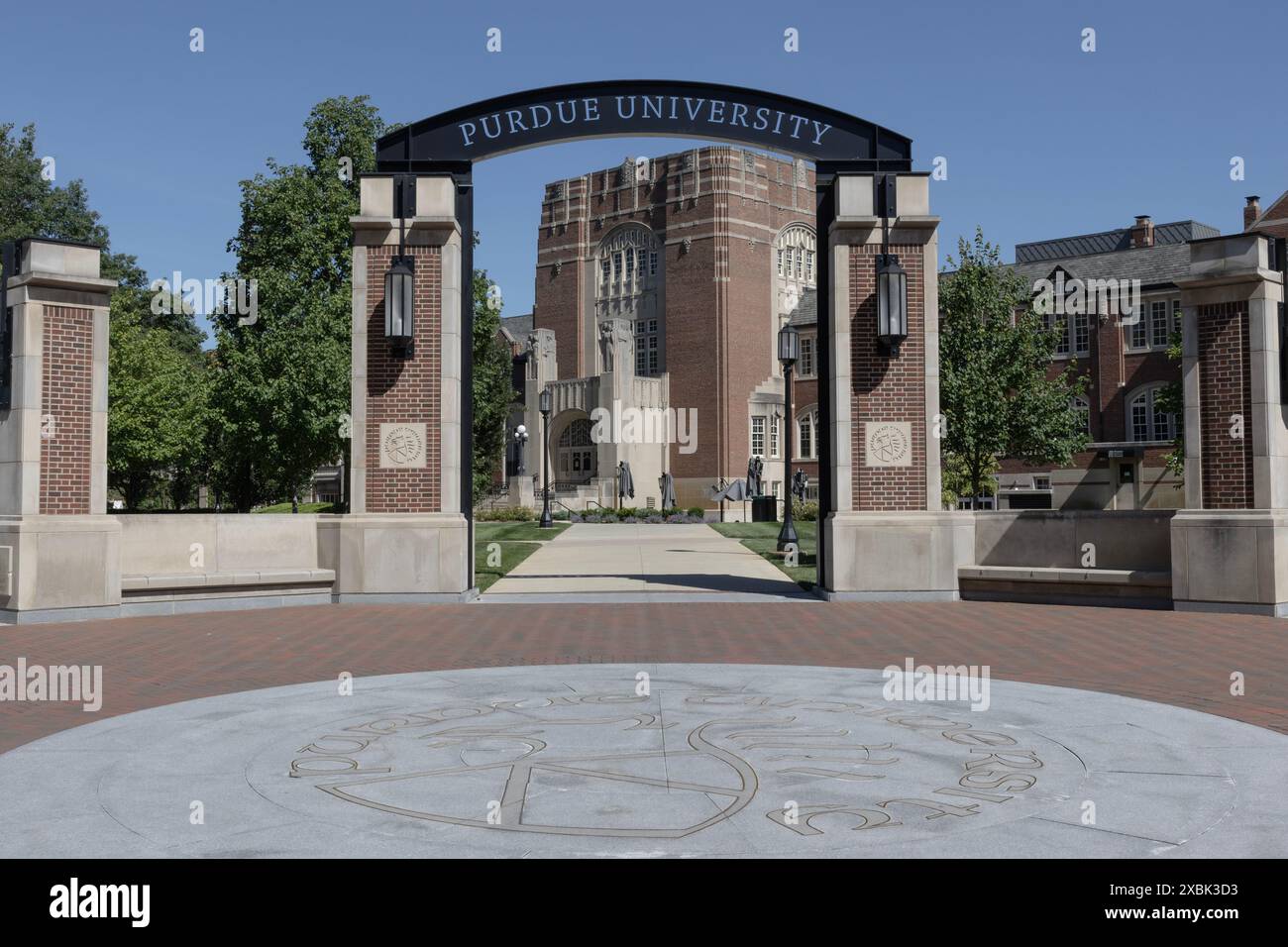 West Lafayette - June 11, 2024: Purdue University Memorial Union and ...