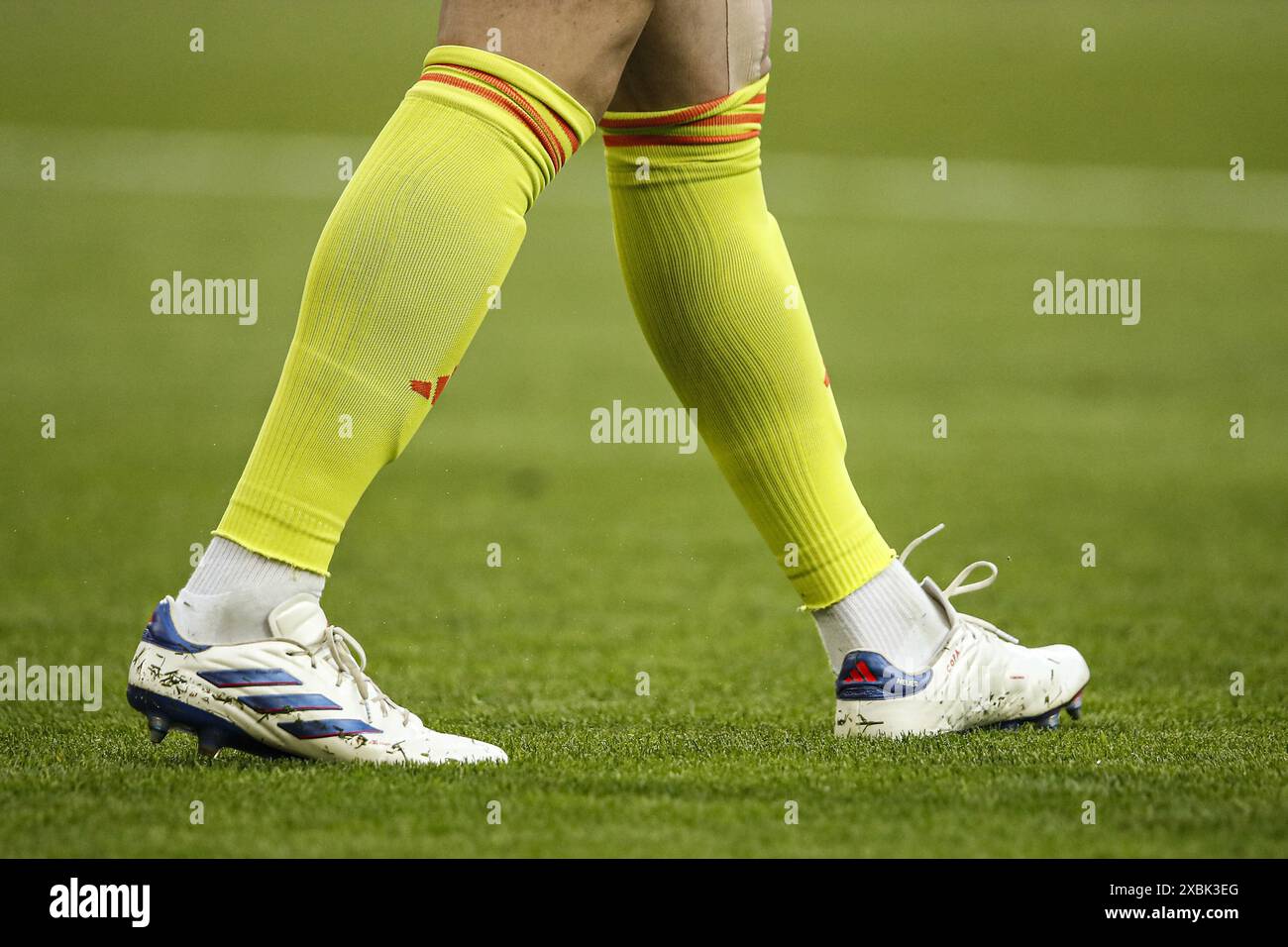 MONCHENGLADBACH - Football boots of Germany goalkeeper Manuel Neuer ...
