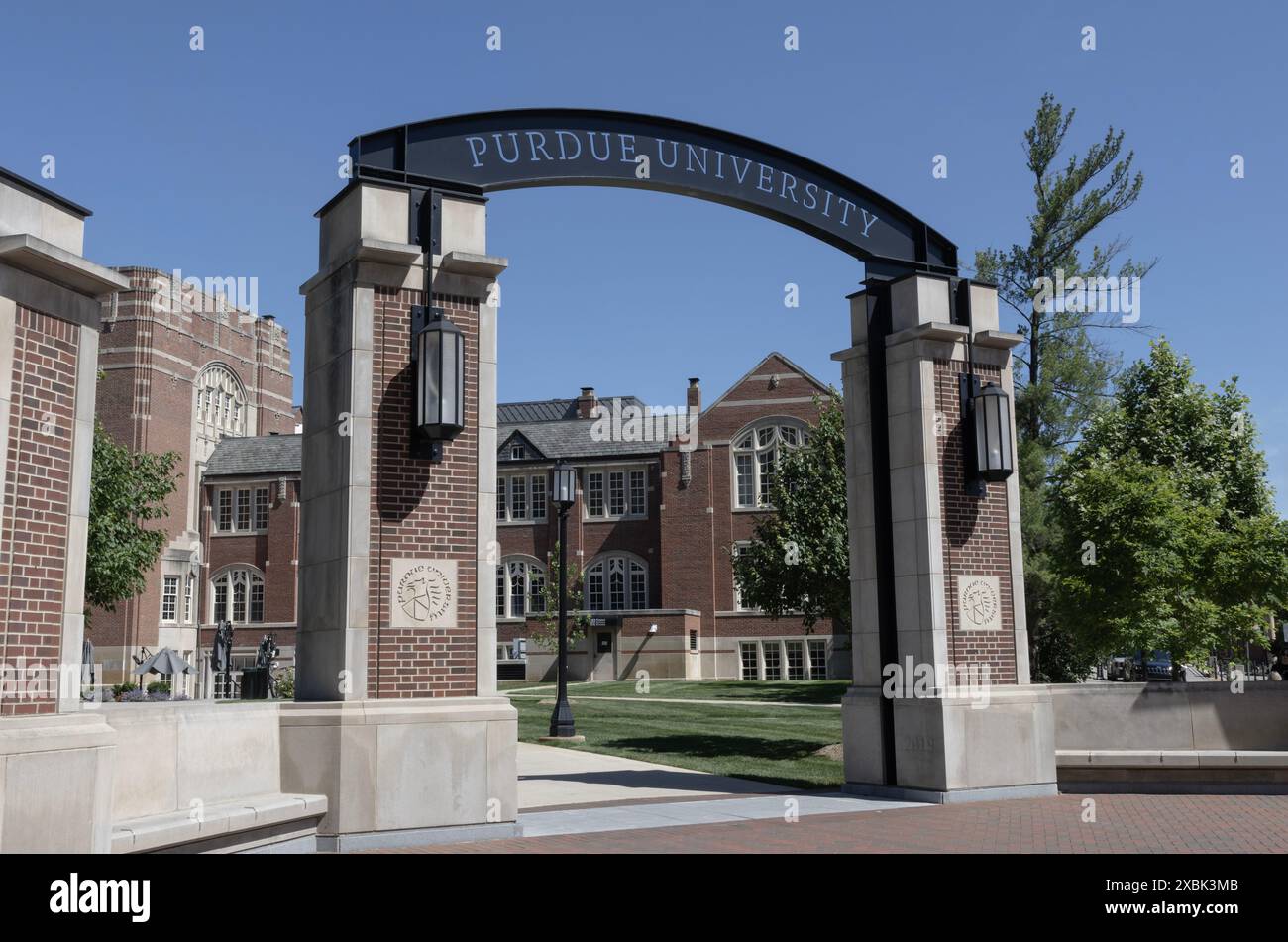 West Lafayette - June 11, 2024: Purdue University Memorial Union and ...