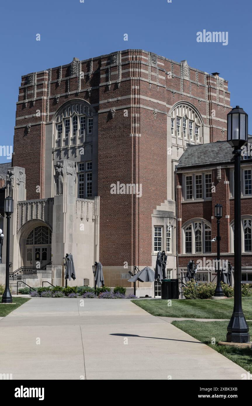 West Lafayette - June 11, 2024: Purdue University Memorial Union and ...