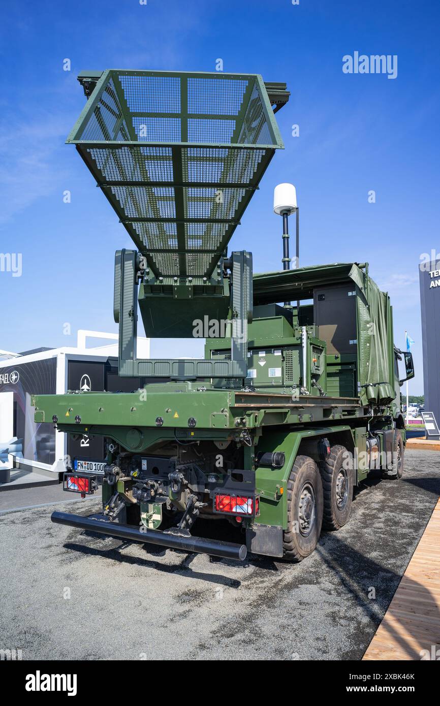BERLIN - JUNE 06, 2024: The GUARDION for GBAD drone defense system with ...