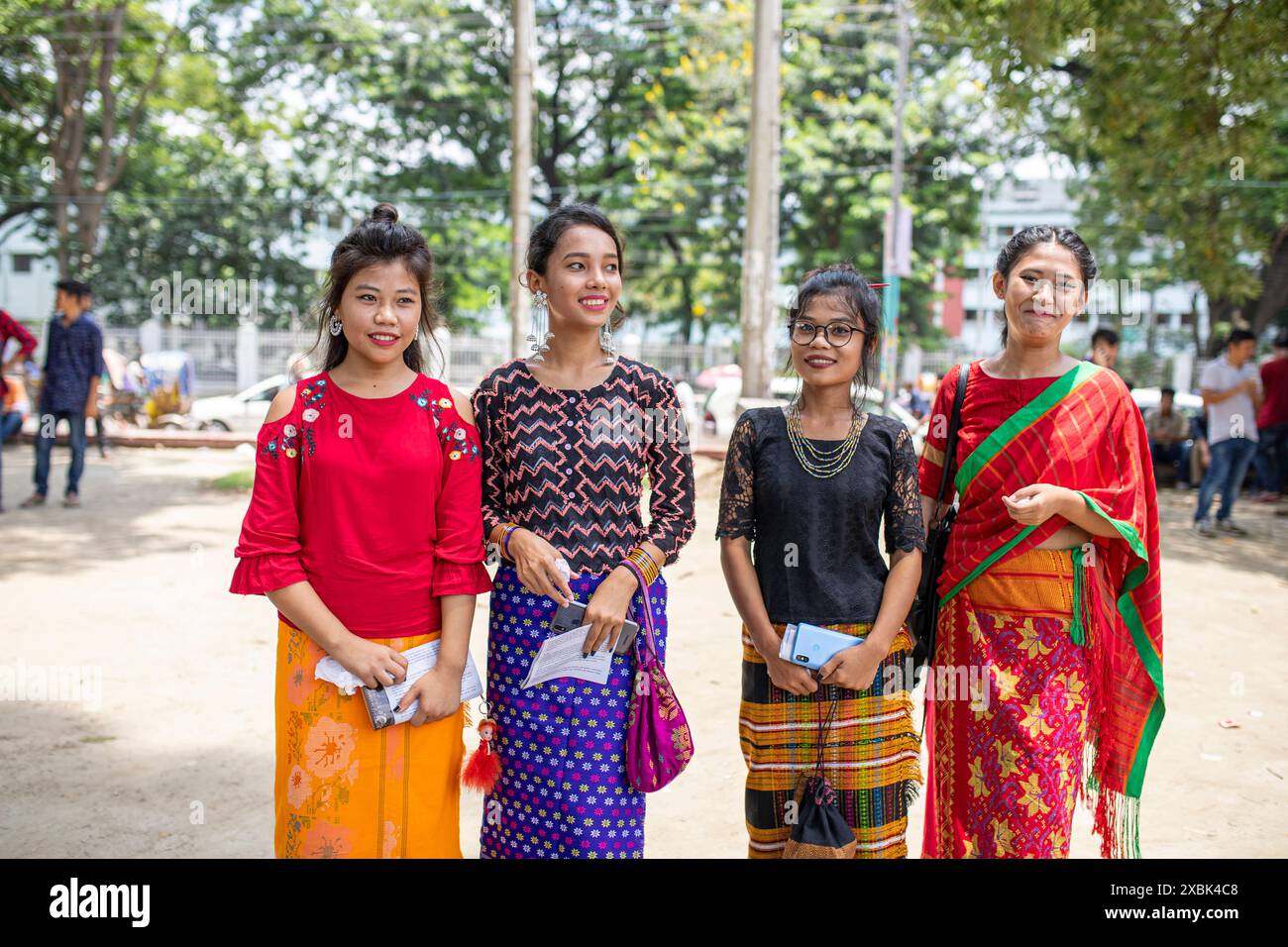 Tribe women joined the event to mark the World Indigenous Day at the ...