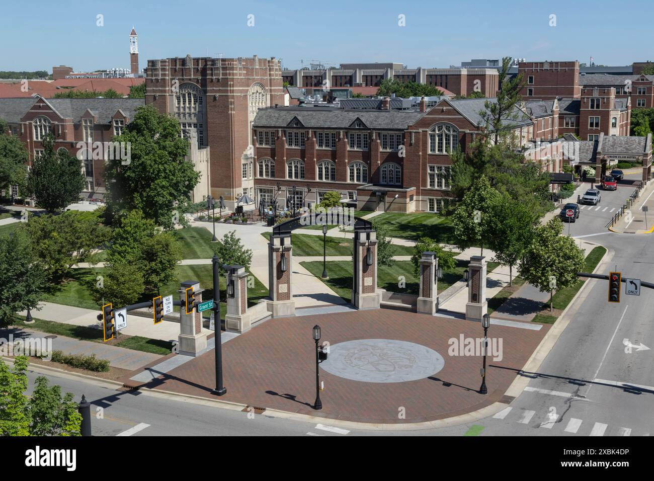 West Lafayette - June 11, 2024: Purdue University Memorial Union and ...