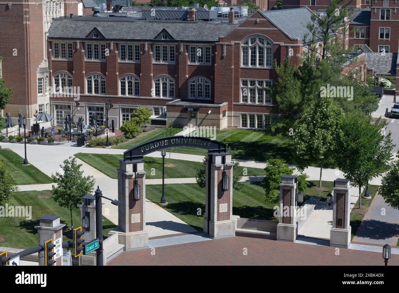 West Lafayette - June 11, 2024: Purdue University Memorial Union and ...