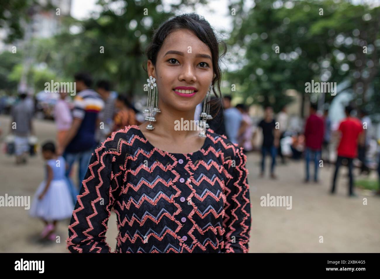 A tribe woman joined the event to mark the World Indigenous Day at the ...