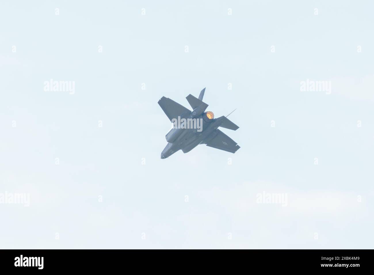 Demonstration flight of the Stealth multirole fighter Lockheed Martin F ...