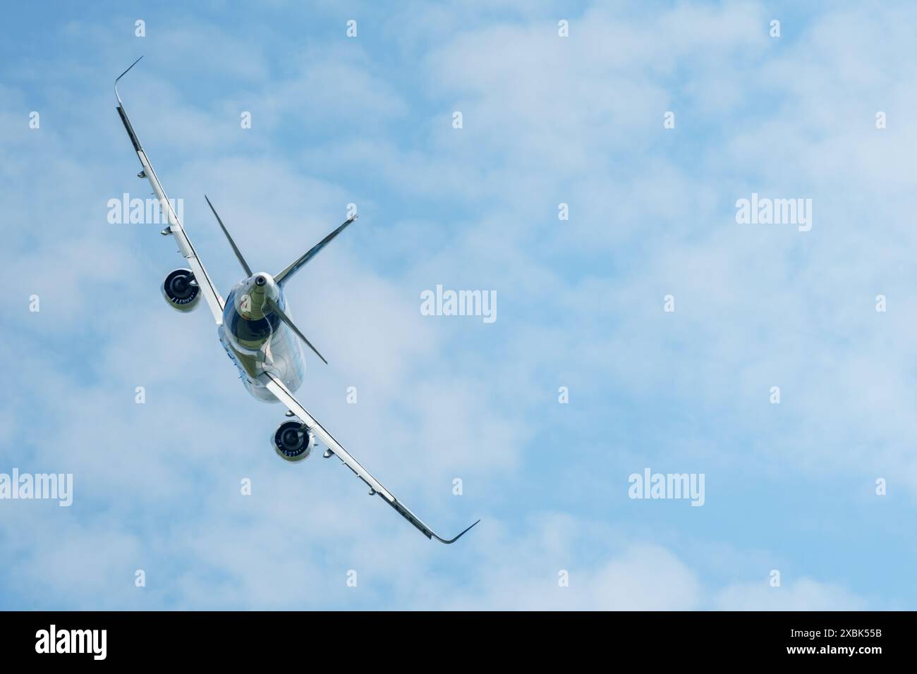Demonstration flight of the narrow-body airliner Airbus A321XLR Stock ...