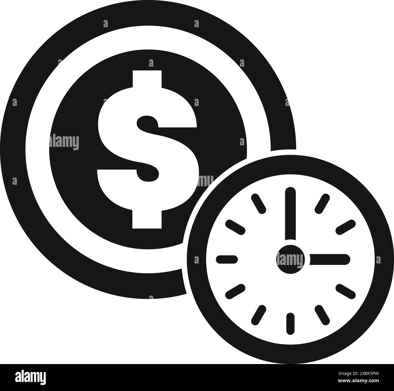 Coin clock Black and White Stock Photos & Images - Alamy