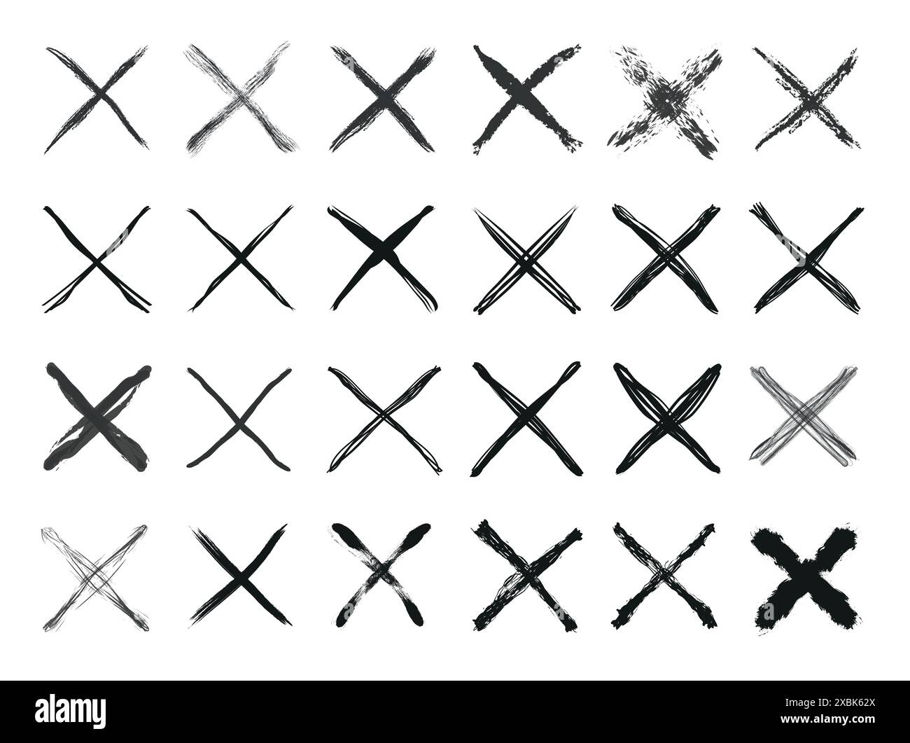 Cancel marks vector vectors hi-res stock photography and images - Alamy