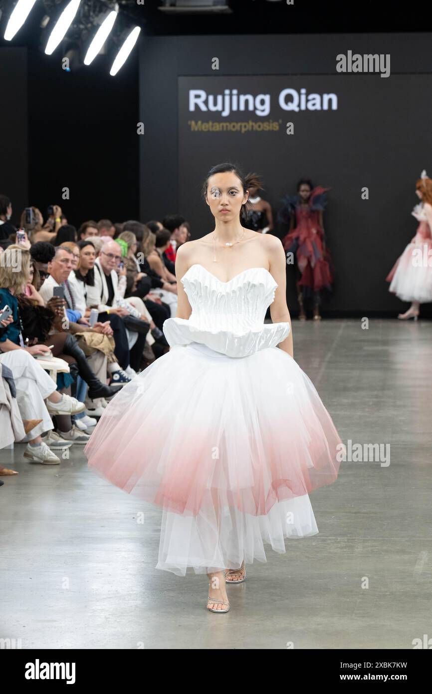 London, UK, 12th June 2024, The Graduate Fashion Week kicks off in ...