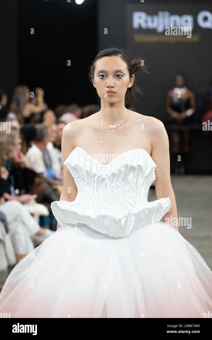London, UK, 12th June 2024, The Graduate Fashion Week kicks off in ...