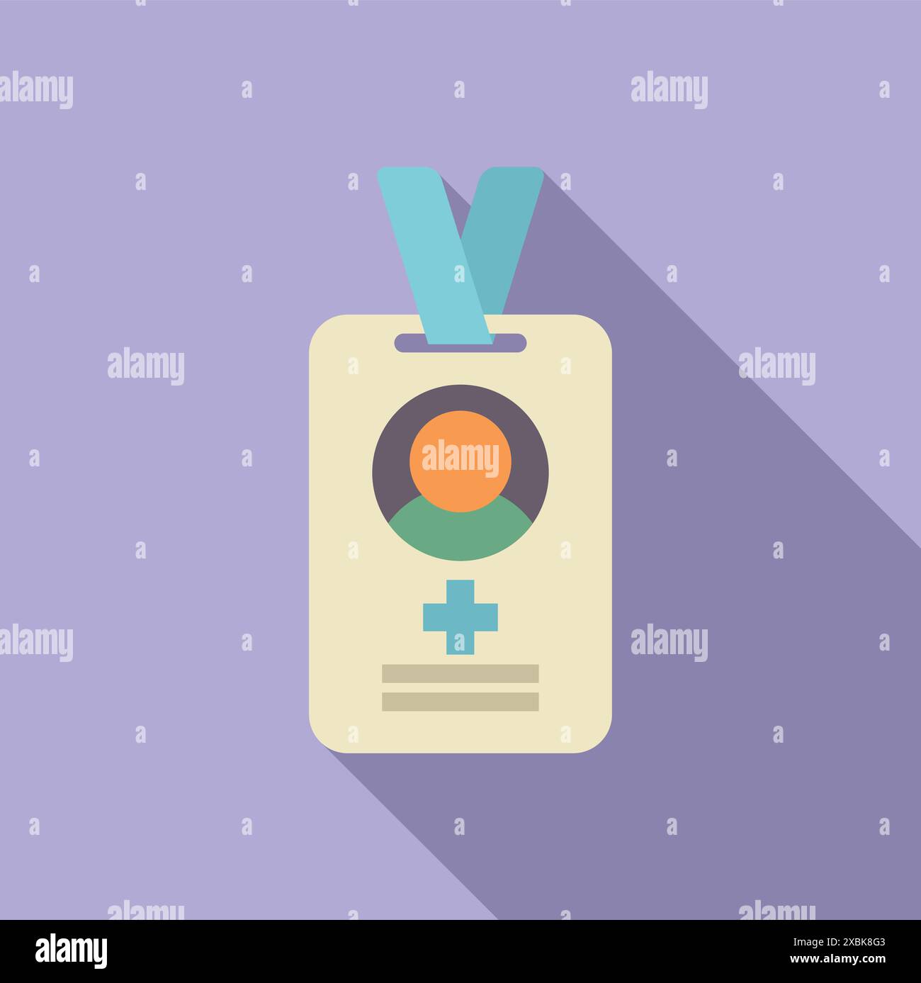 Identification card hospital Stock Vector Images - Alamy