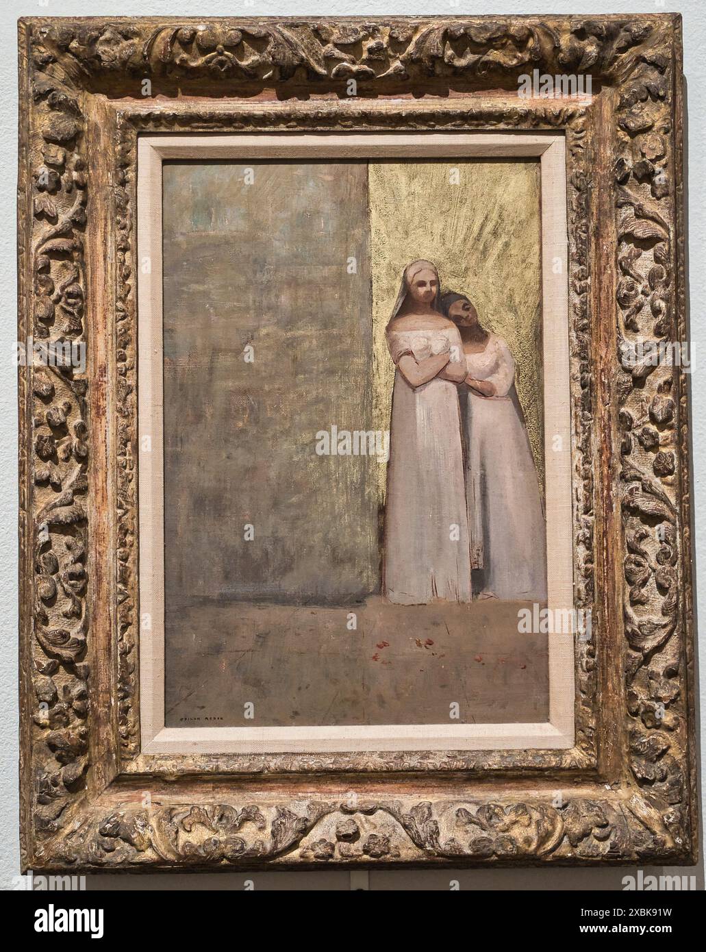 Odilon Redon - The Two Graces at the Columbus Museum of Art Stock Photo ...