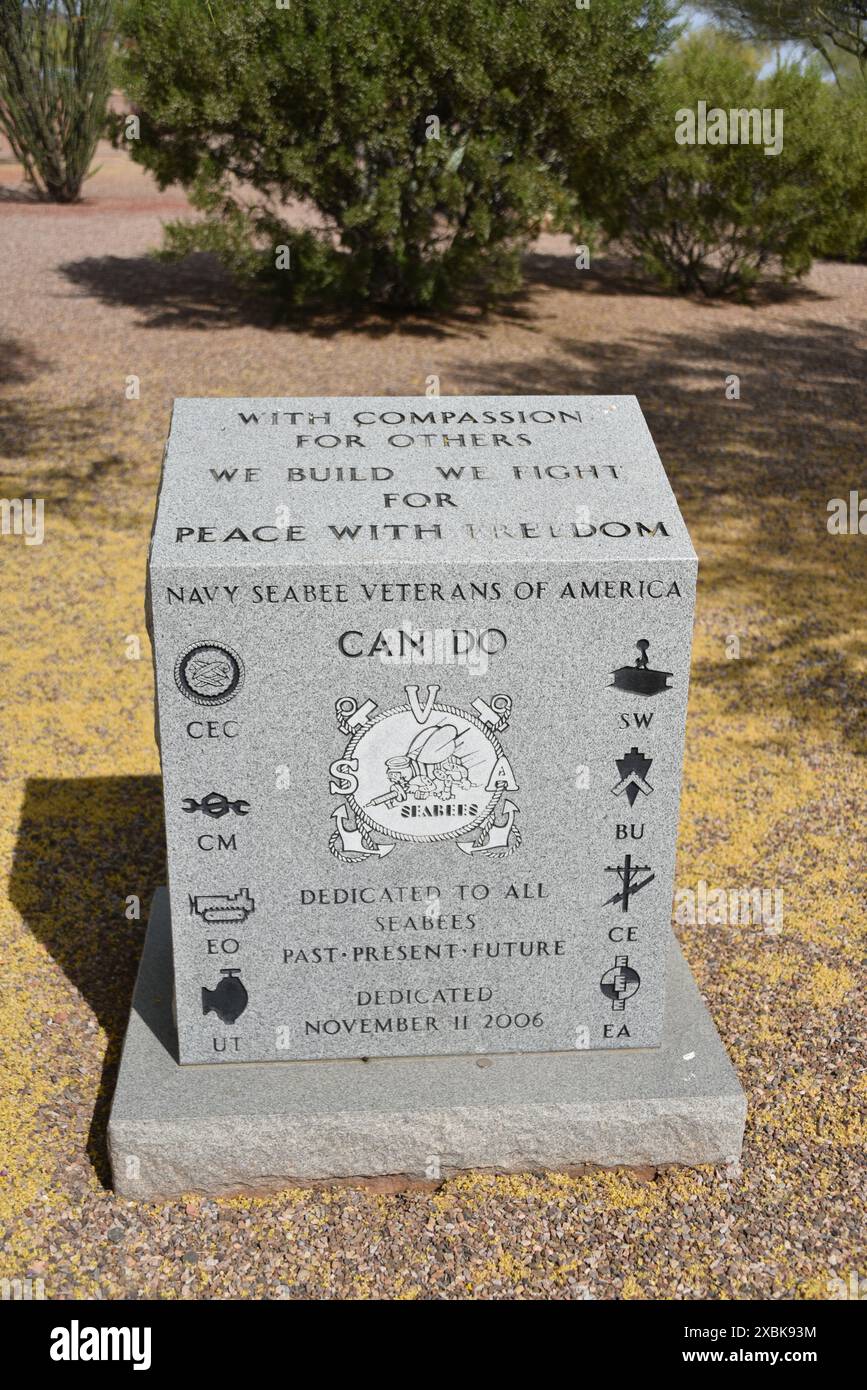 Phoenix, AZ., U.S.A. 5/18.. National Memorial Cemetery. At rest in ...