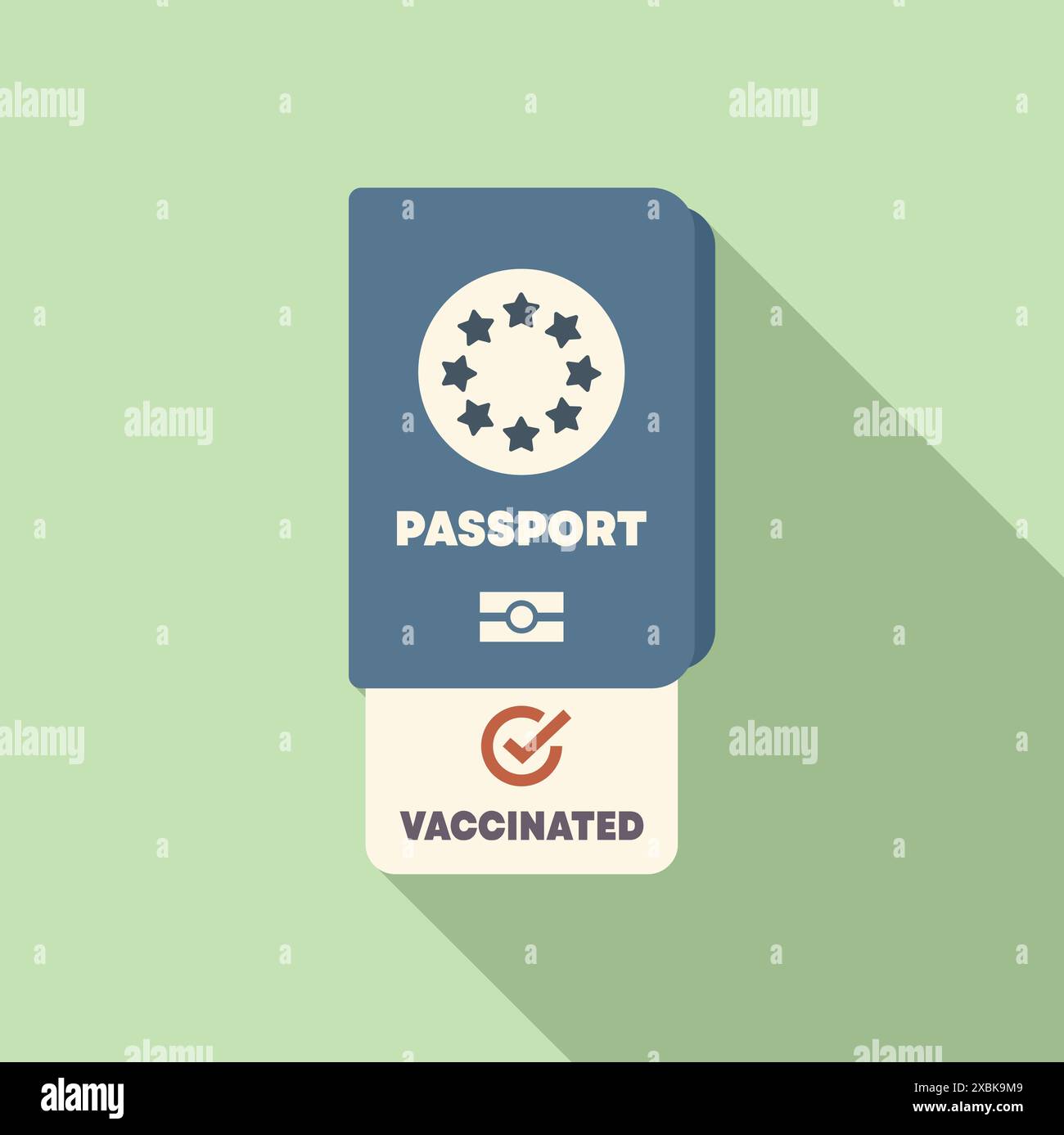 Vaccination record international certificate Stock Vector Images - Alamy