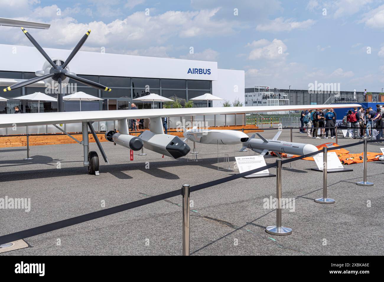 Eurodrone developed by Airbus, Germany ILA Stock Photo - Alamy