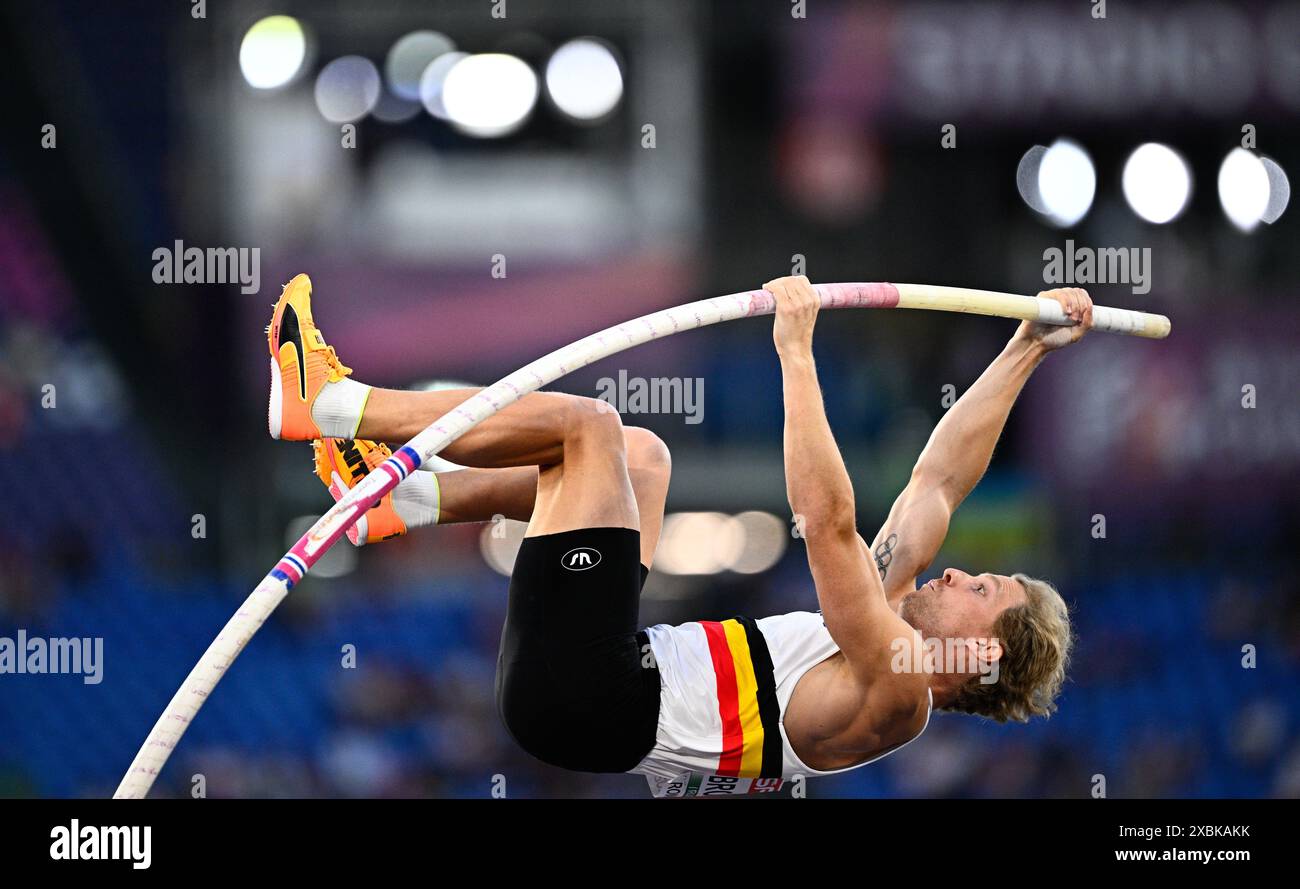 Rome, Italy. 12th June, 2024. Belgian Ben Broeders pictured in action ...