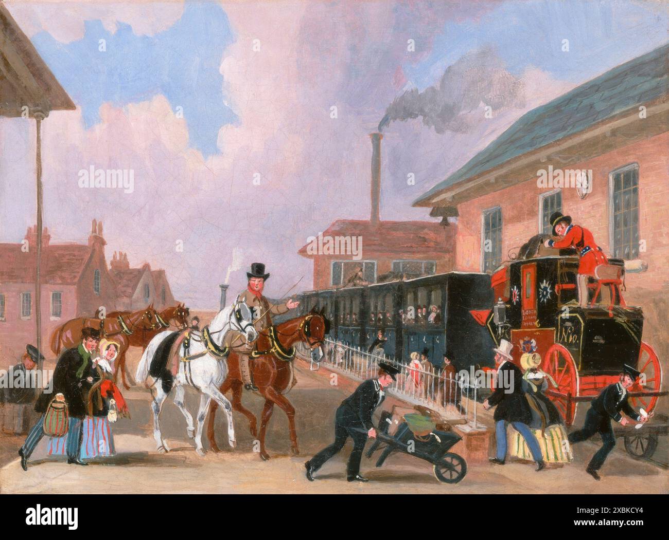 The Louth-London Royal Mail Travelling by Train from Peterborough East ...