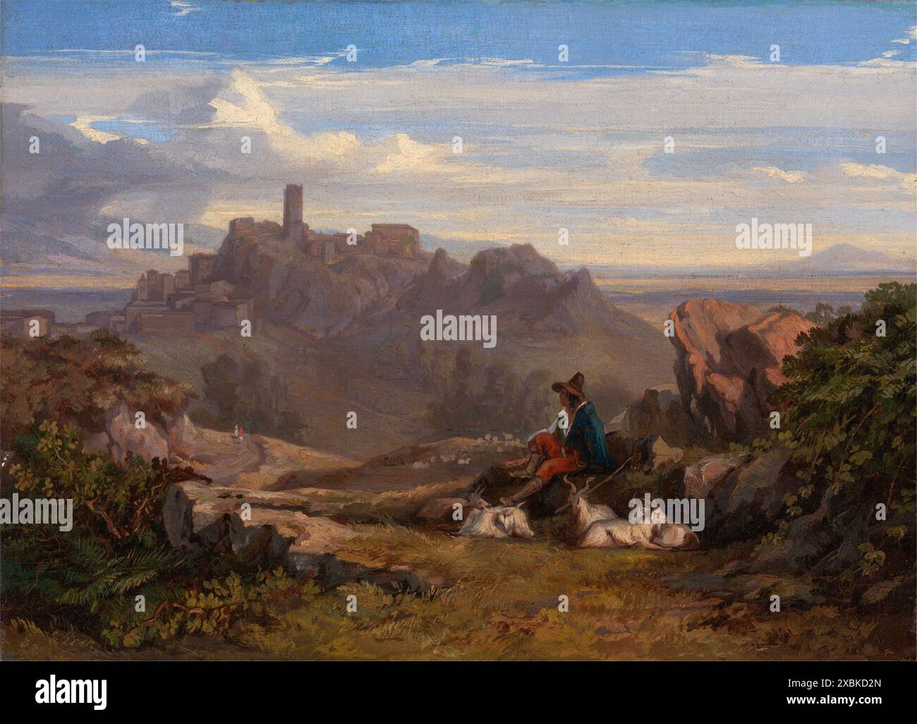 Victorian landscape paintings hi-res stock photography and images - Alamy