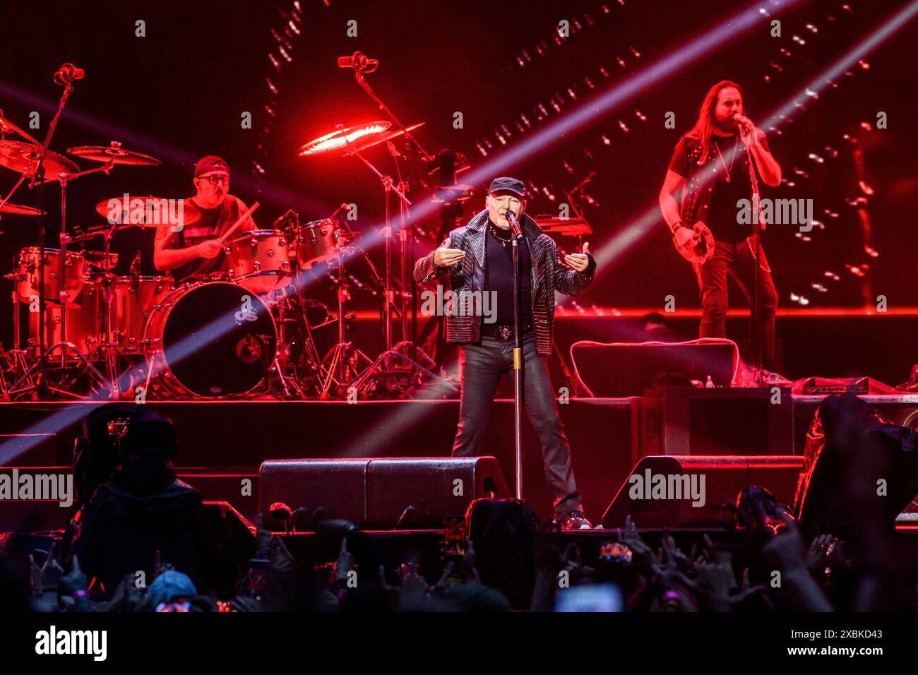 Milano, Italia. 12th June, 2024. Concerto di Vasco Rossi allo stadio ...