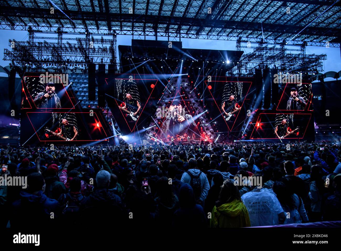 Milano, Italia. 12th June, 2024. Concerto di Vasco Rossi allo stadio ...