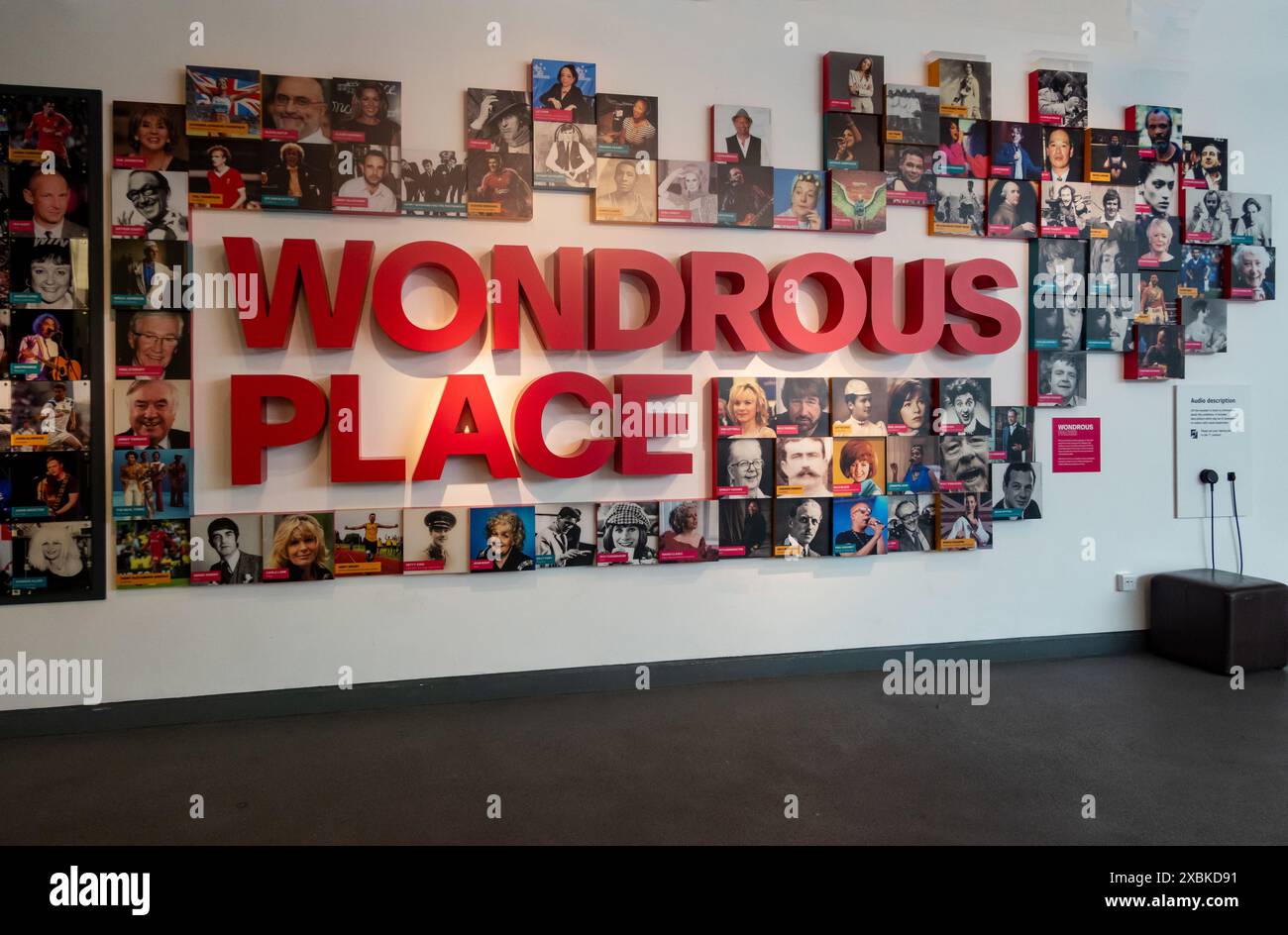 Wondrous Place gallery show at Museum of Liverpool Stock Photo - Alamy