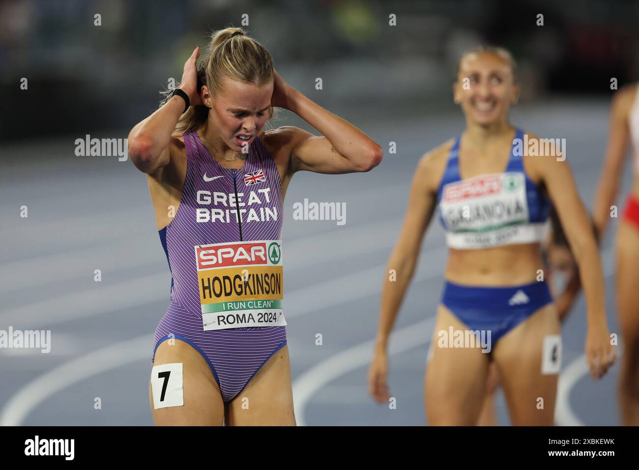 Rome, Italy. 12th June, 2024. Rome, Italy 12.06.2024: Keely HODGKINSON ...