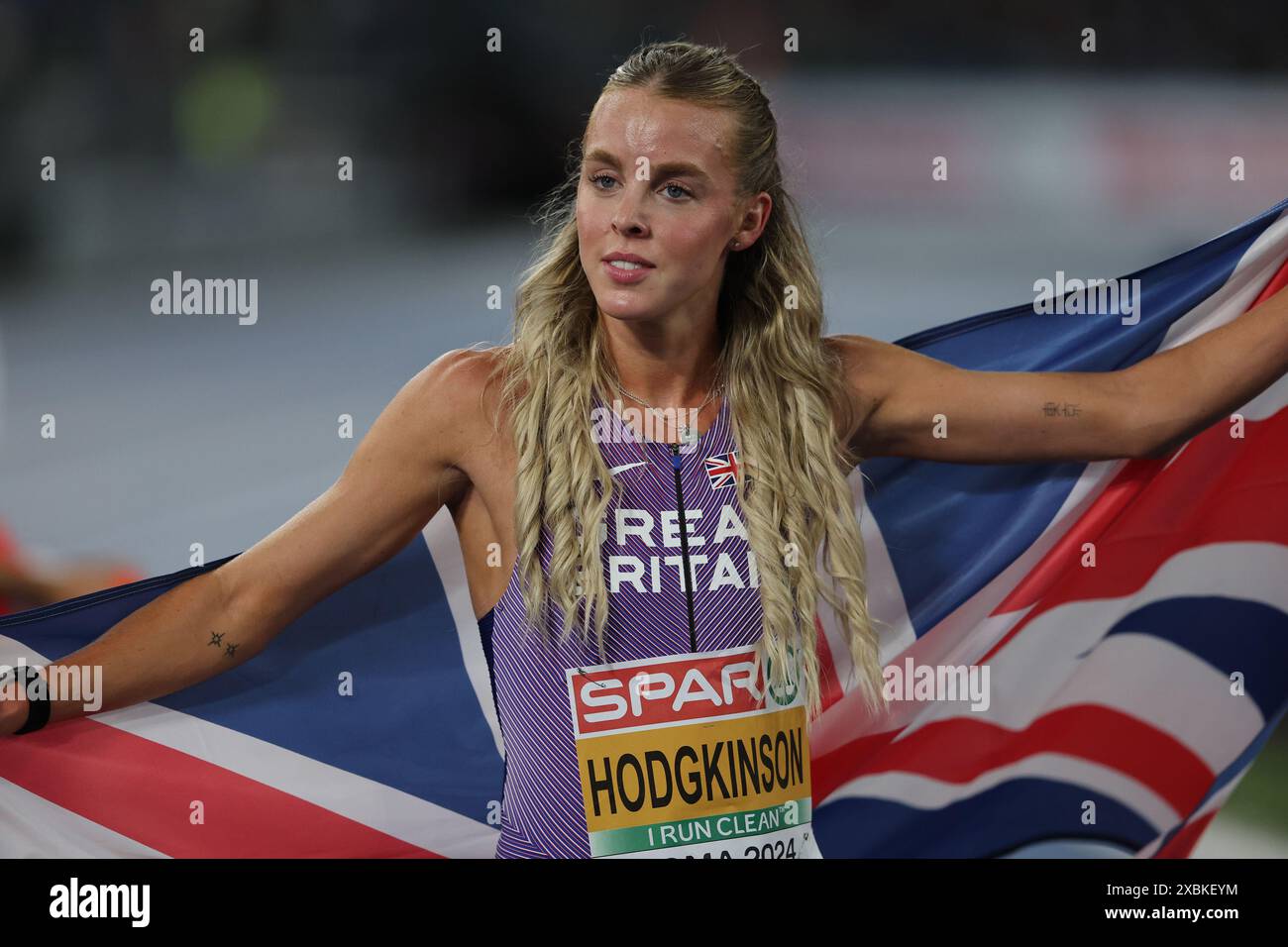 Rome, Italy. 12th June, 2024. Rome, Italy 12.06.2024: Keely HODGKINSON ...