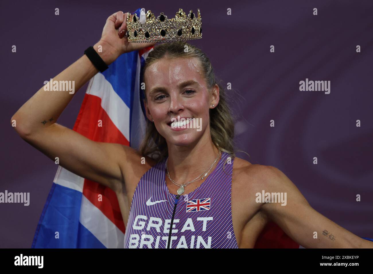 Rome, Italy. 12th June, 2024. Rome, Italy 12.06.2024: Keely HODGKINSON ...