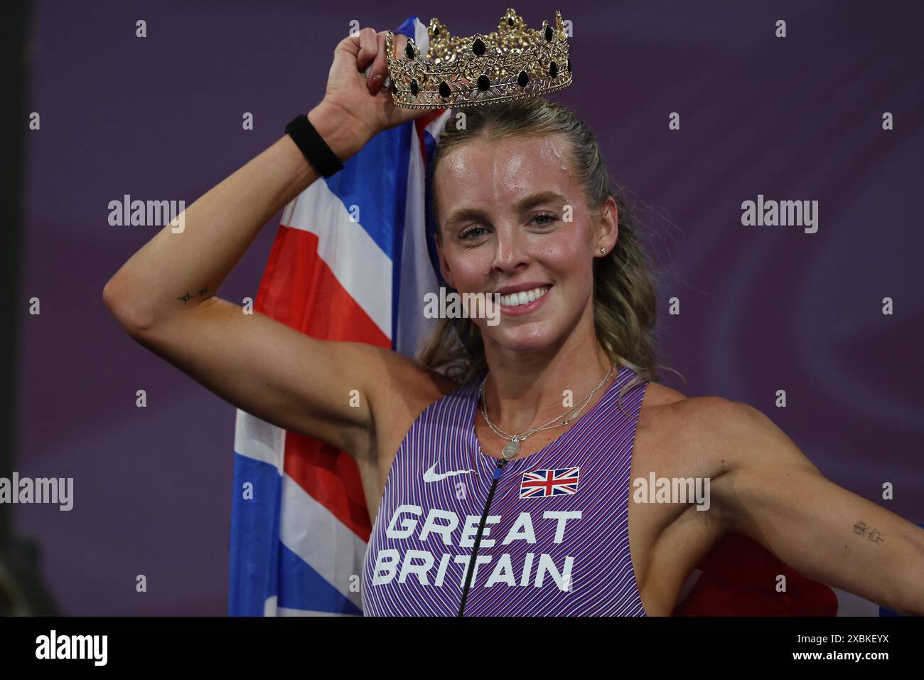 Rome, Italy. 12th June, 2024. Rome, Italy 12.06.2024: Keely HODGKINSON ...