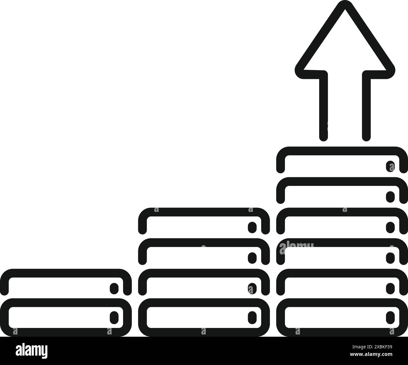 Data server room storage capacity increasing concept icon Stock Vector ...