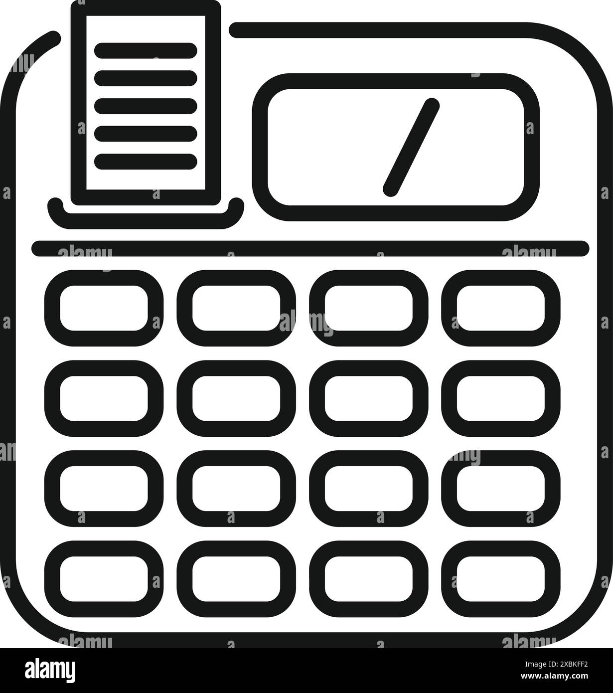 Budgeting calculator spreadsheet Stock Vector Images - Alamy