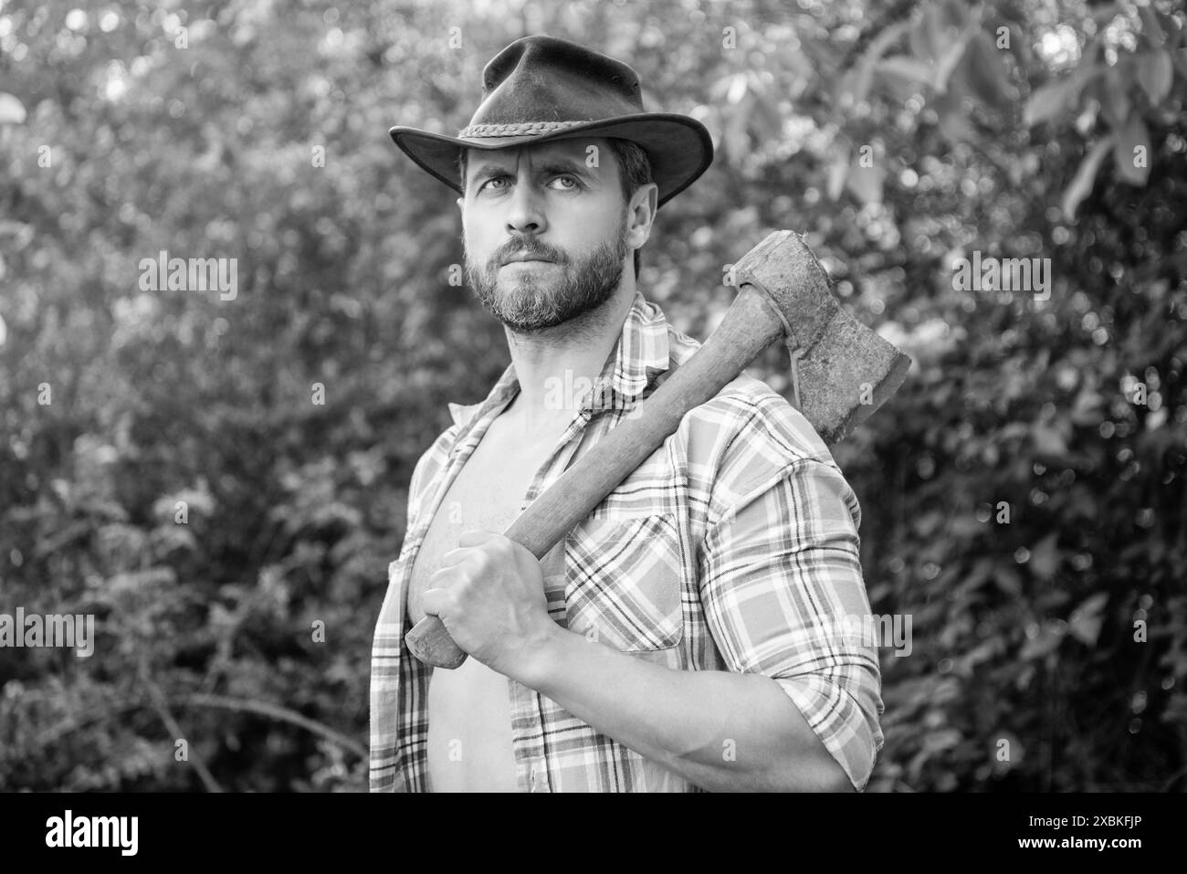 Cowboy axe hi-res stock photography and images - Alamy