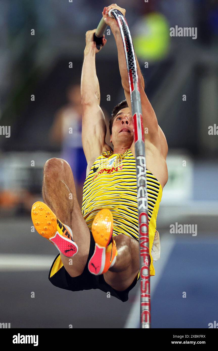 Rom, Italy. 12th June, 2024. Athletics: European Championships, pole ...