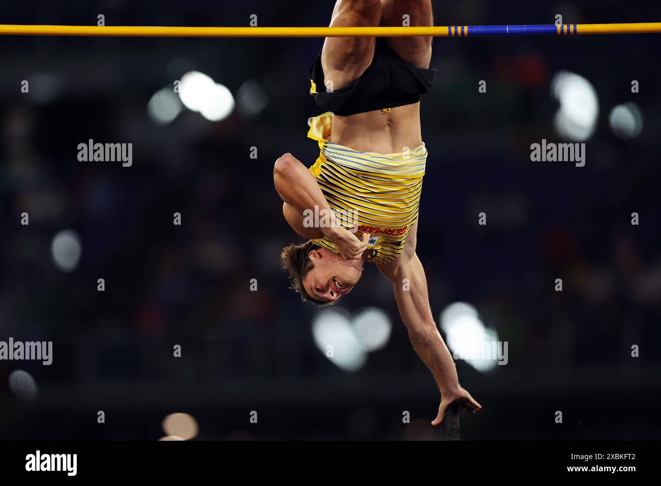 Rom, Italy. 12th June, 2024. Athletics: European Championships, pole ...