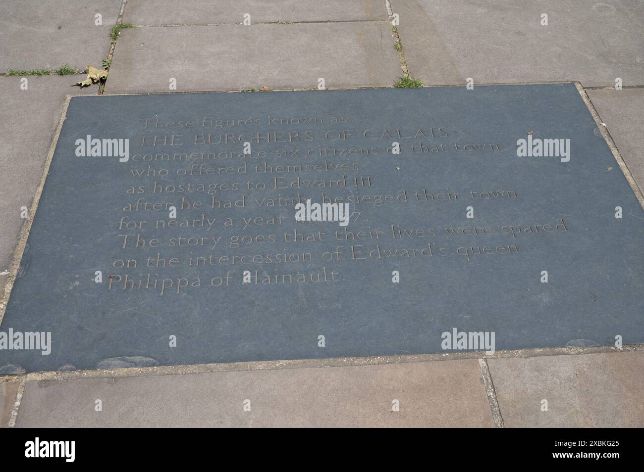 Engraved stone tablet in paving at statue briefly telling story of the ...