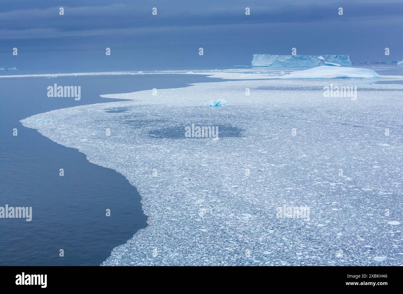 Brash ice, Neumayer Channel, Palmer Archipelago, Antarctic Peninsula ...