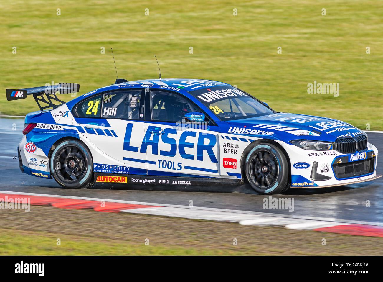 Jake Hill Gets His Laser Tools BMW Sideways KwikFit British Touring Car ...
