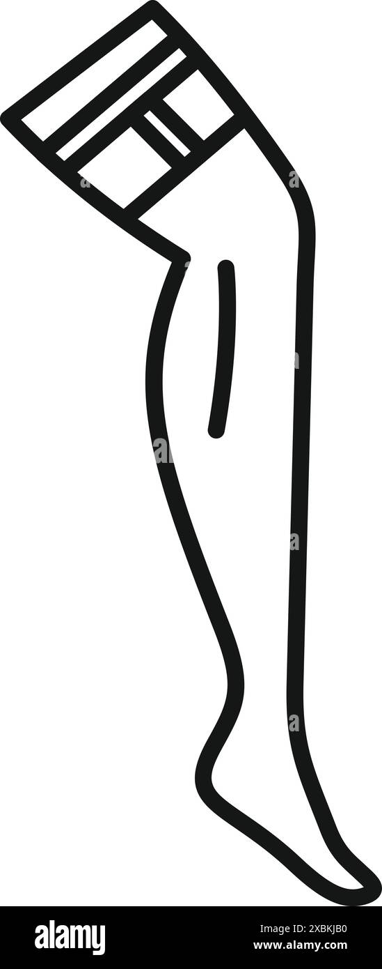 Woman leg in stocking showing varicose veins icon Stock Vector Image ...