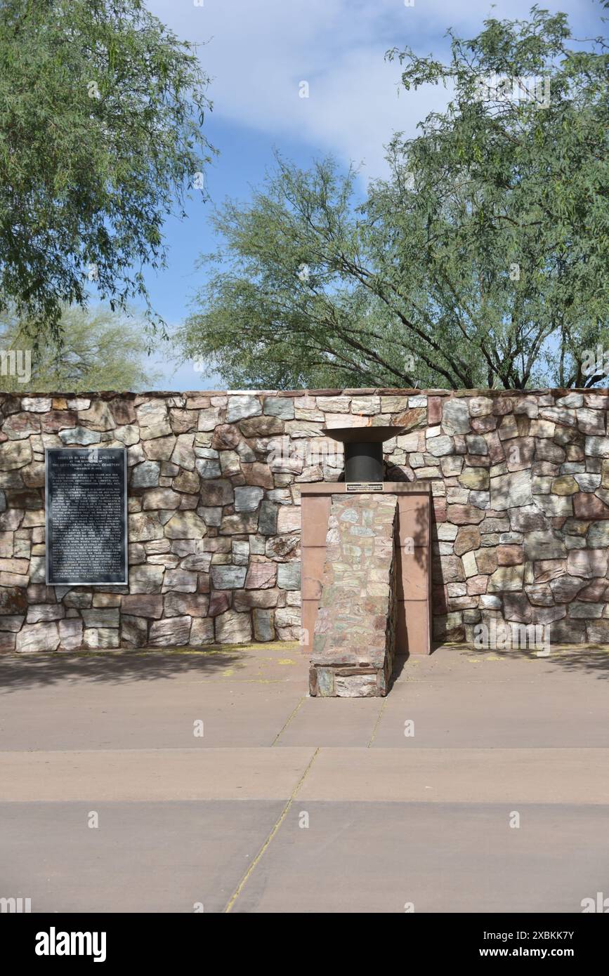 Phoenix, AZ., U.S.A. 5/18.. National Memorial Cemetery. At rest in ...