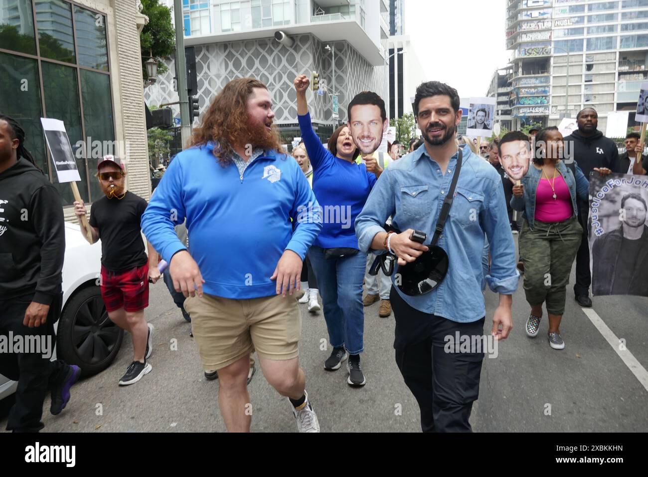 Los Angeles, California, USA 12th June 2024 Grant Wactor and Micah ...