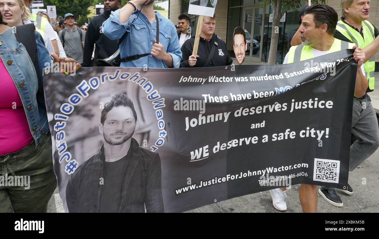 Los Angeles, California, USA 12th June 2024 Actor Johnny Wactor Press ...