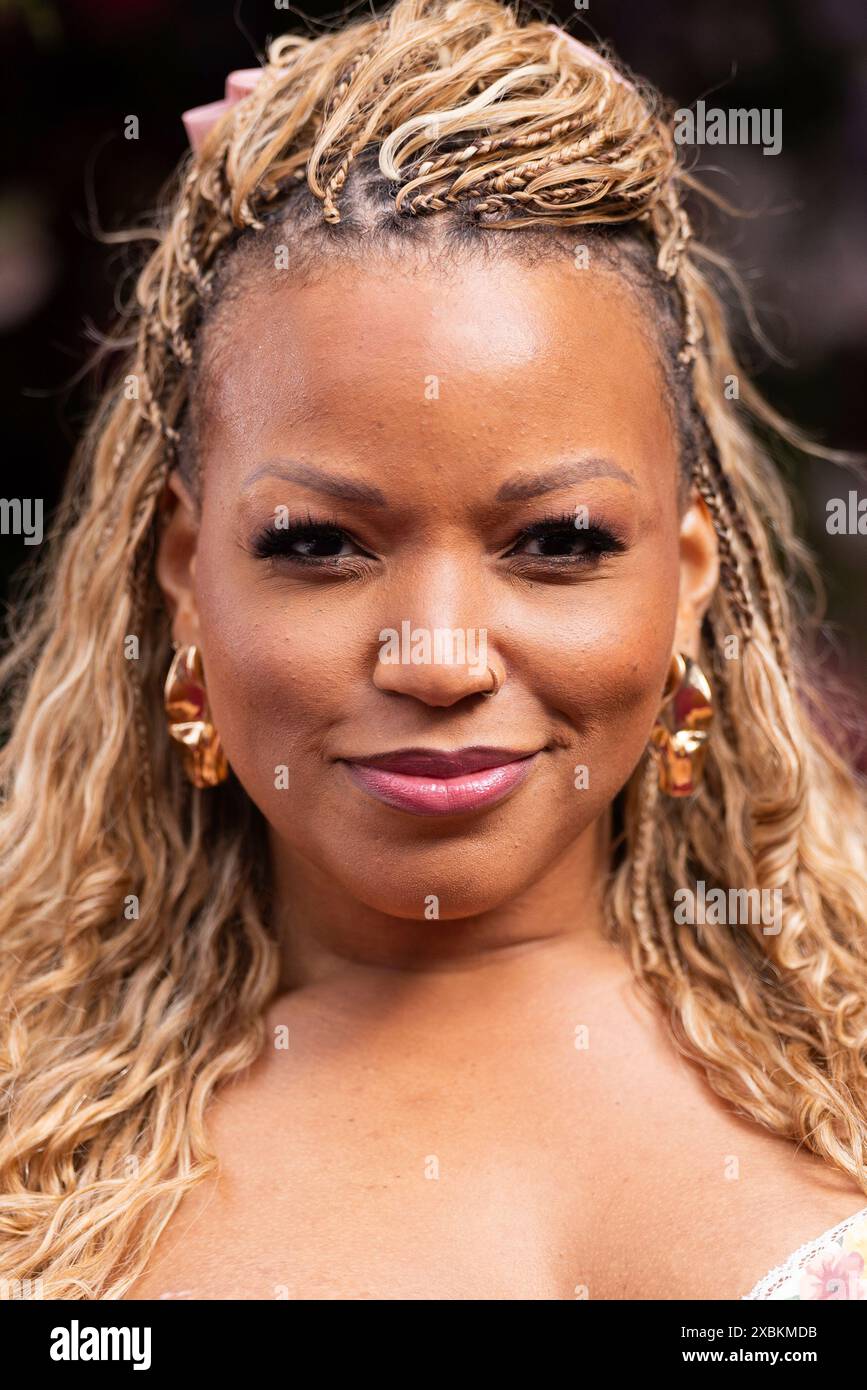 Marisha Wallace poses for photographers upon arrival at the season ...