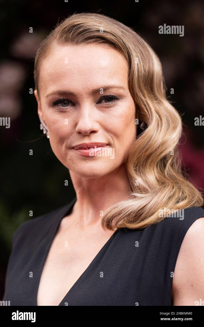 Hannah New poses for photographers upon arrival at the season three ...